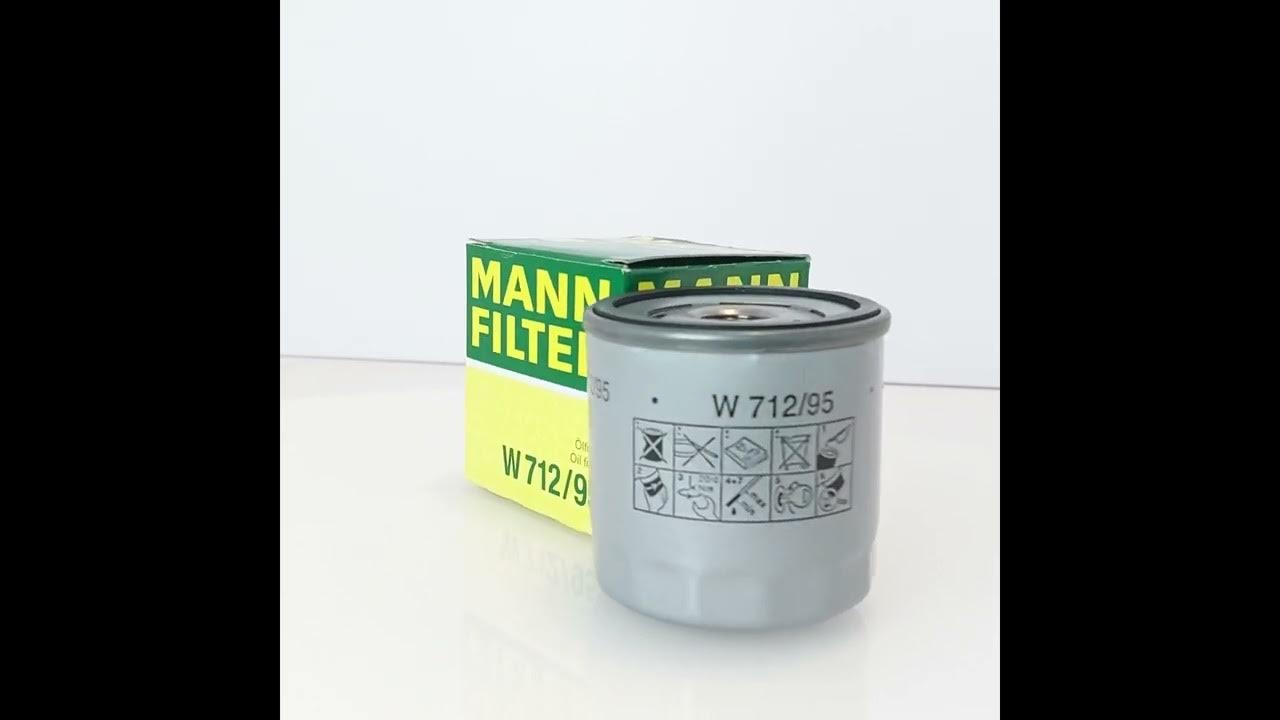 W 712/95 Фильтр масляный MANN-FILTER - YouTube