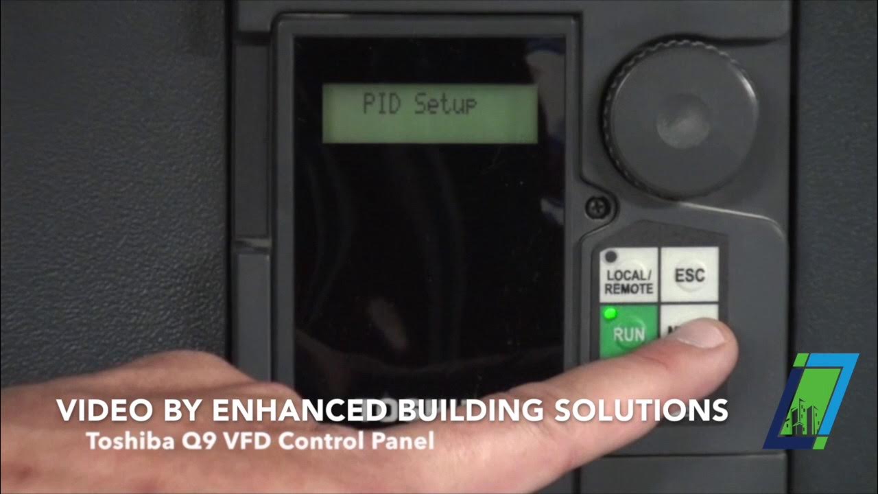 Toshiba Q9 VFD Control Panel Training - YouTube