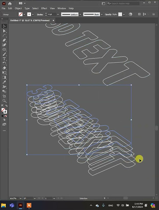 🎨Create Stunning 3D Text Art with Adobe Illustrator / the Art of 3D ...
