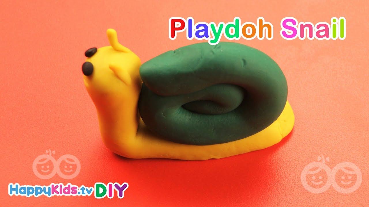 Playdoh Snail | Paper Crafts | Kid's Crafts and Activities | Happykids ...