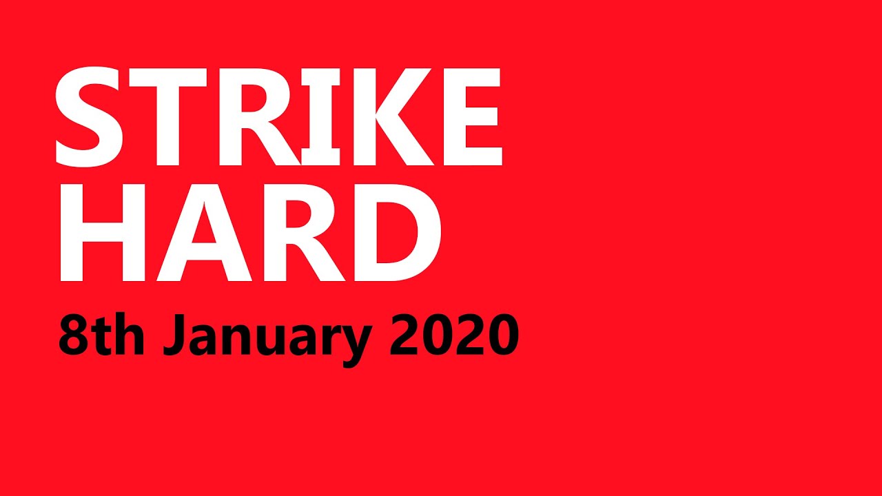 STRIKE HARD | 8th January 2020 | All India Strike - YouTube