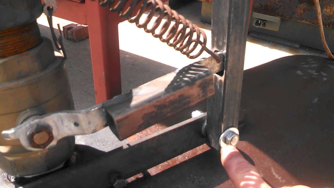 Remote trigger for 2" valve on 40 gallon air tank - YouTube