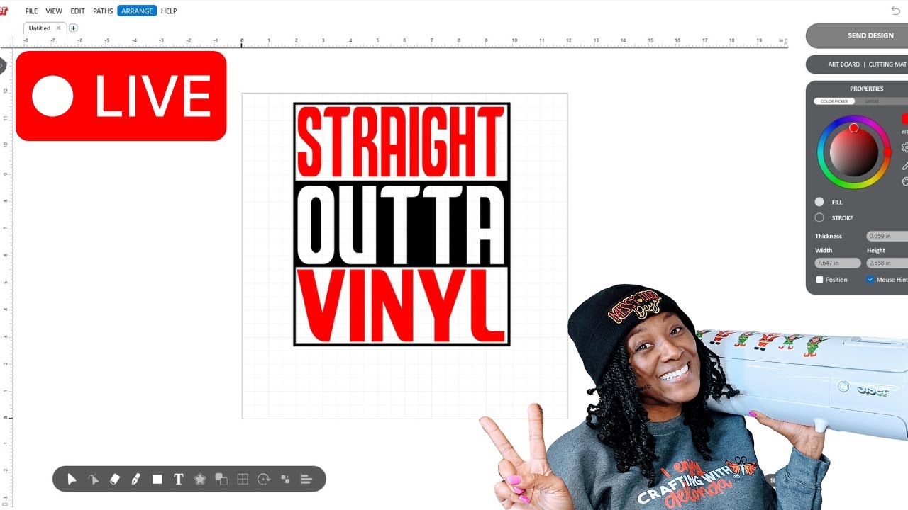 LIVE: Let's Create the STRAIGHT OUTTA design in Leonardo Design Studio ...