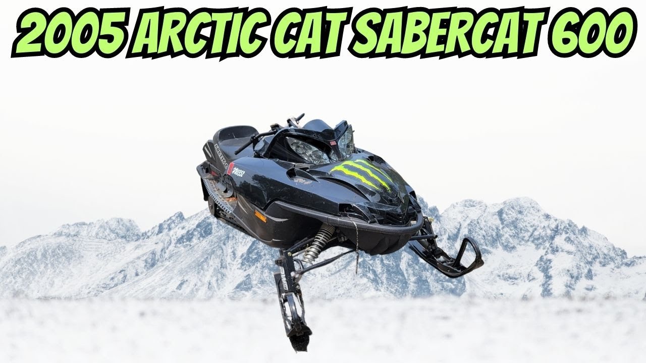 2005 ARCTIC CAT SABERCAT 600 WALK AROUND AND START UP - YouTube