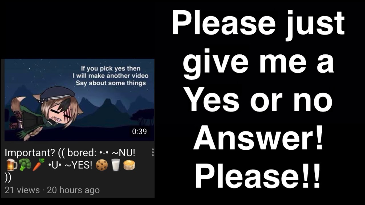 I need answers!!!!!!!!!!!!!! ;^; - YouTube