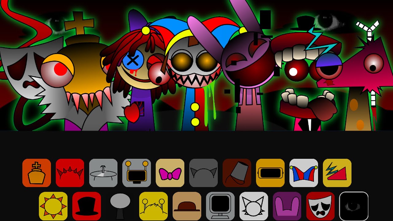 Incredibox Sprunki - But Pomni, Caine, Jax,...Sprunki Horror Version ...