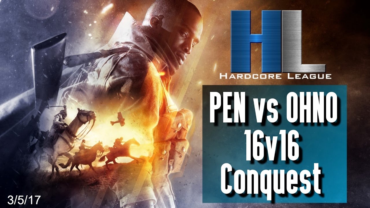 PEN vs OHNO 16v16 Conquest 3/5/17 - YouTube