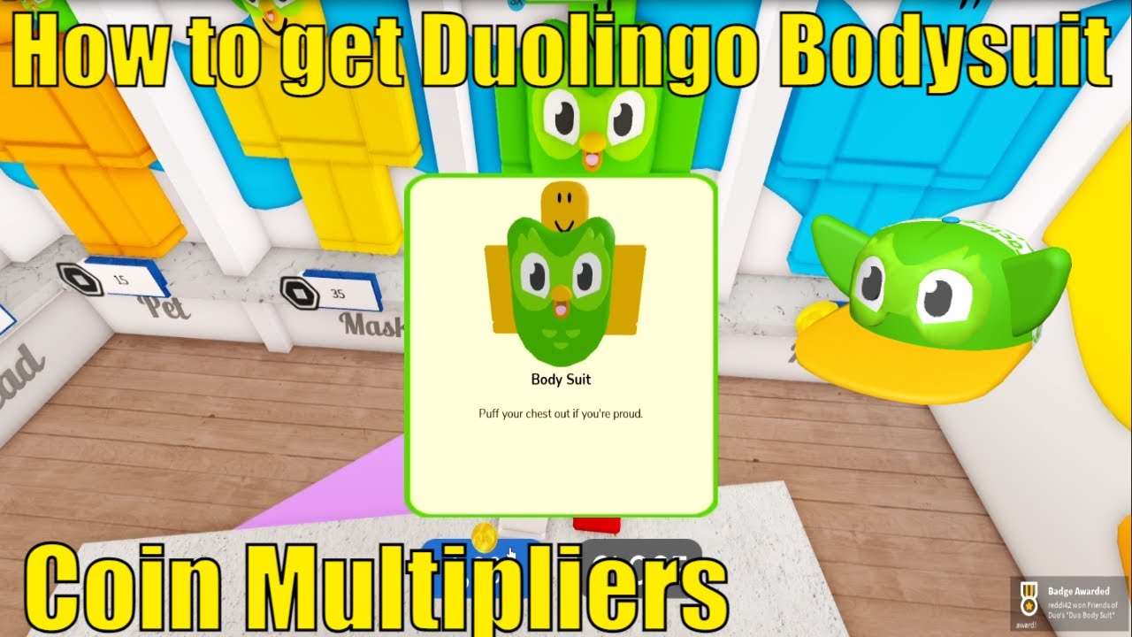 FAST 3k COINS in Duolingo Game Hub | How to get Duolingo Bodysuit ...