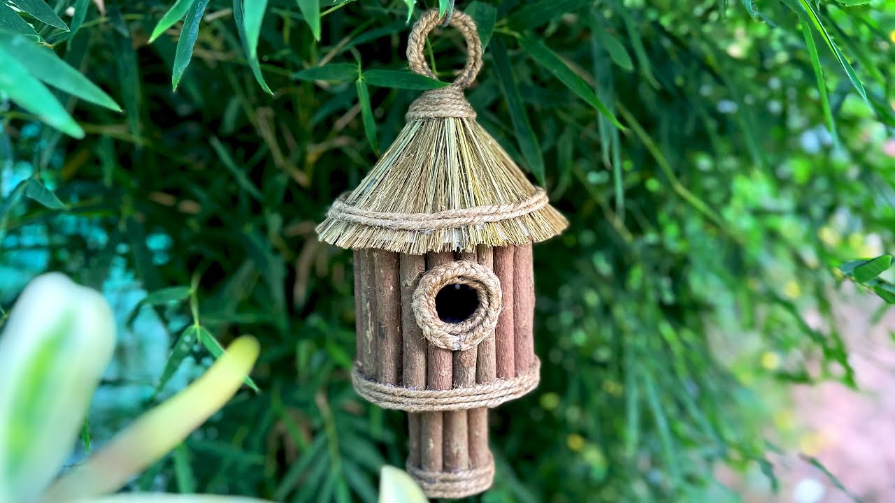 Making bird house with waste materials | How to make bird nest at home ...