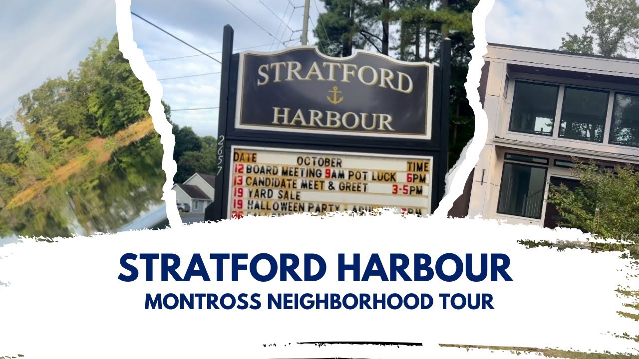 Stratford Harbor Neighborhood Tour in Montross, VA - YouTube