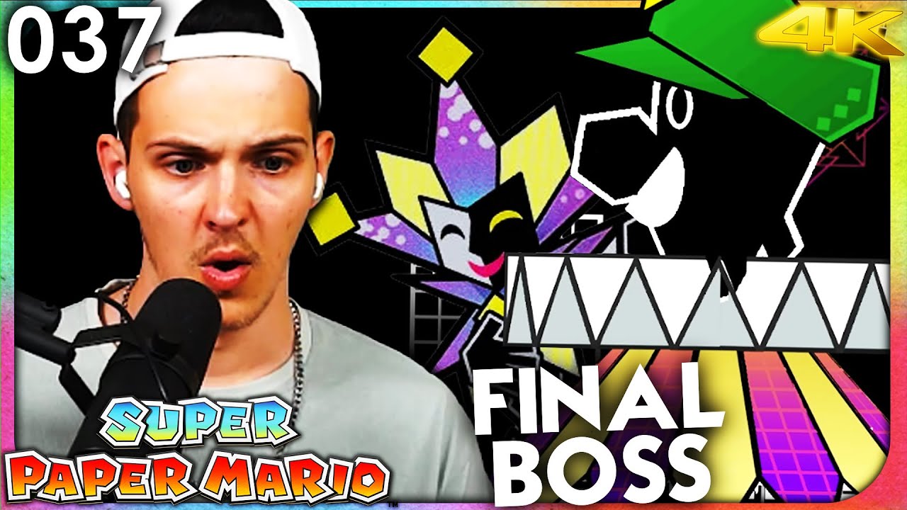 Super Paper Mario Ultra HD #37 💫 Final Boss Super Dimenzio - YouTube