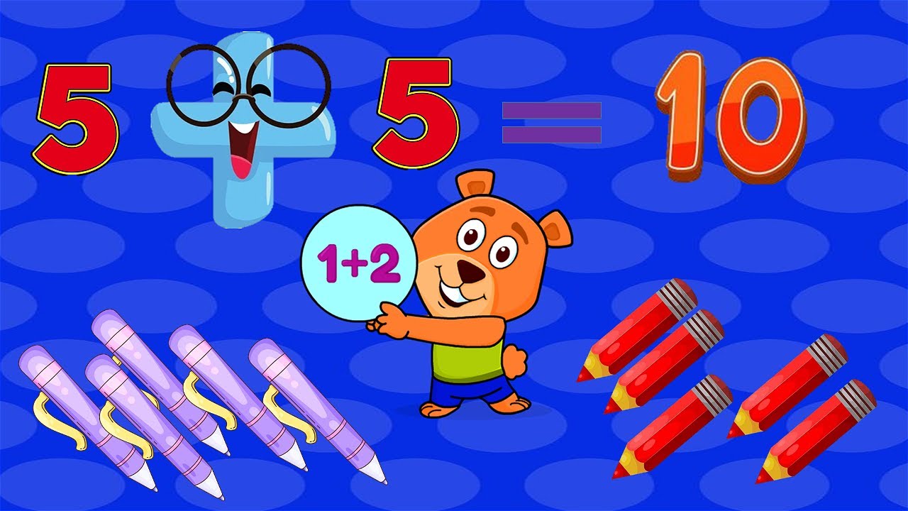 Kids Learning Videos | Addition Song Nursery Rhymes | Kids songs ...