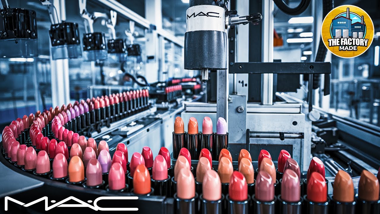 How MAC LIPSTICKS are made in the Factory || The Factory Made - YouTube
