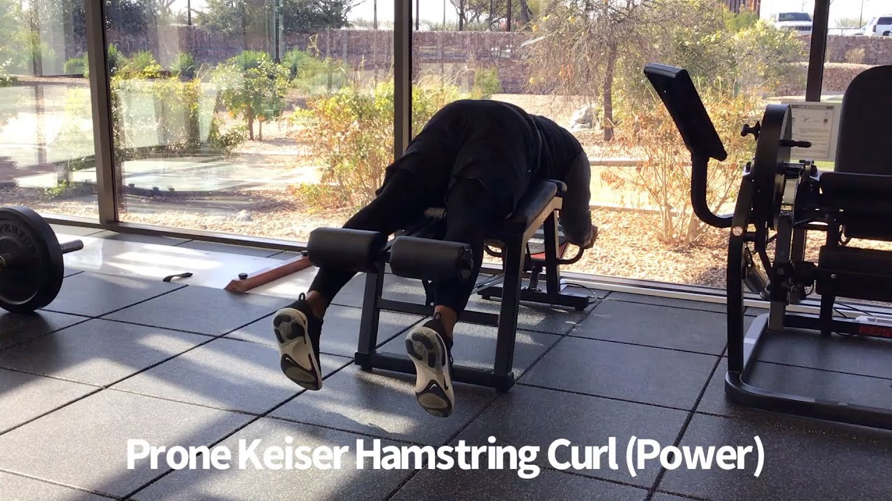 Prone Keiser Hamstring Curl (Power) - YouTube