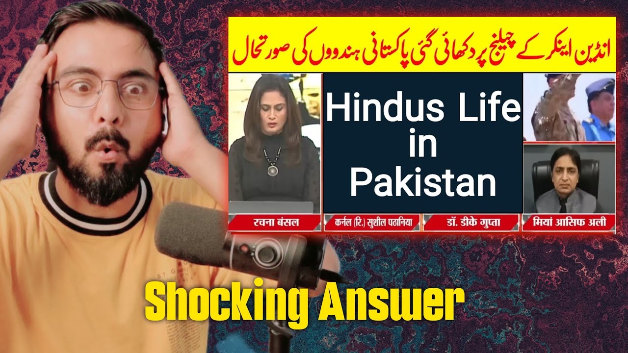 Answer to Indian Anchor on Hindu Life In Pakistan | Mian Asif Vs Rachna ...