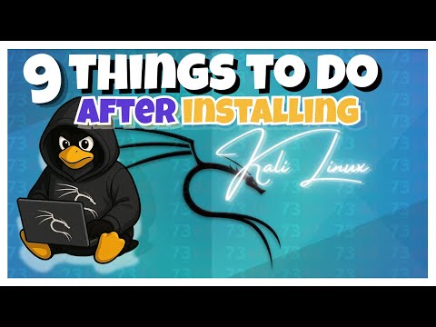9 Things To Do After Installing Kali Linux