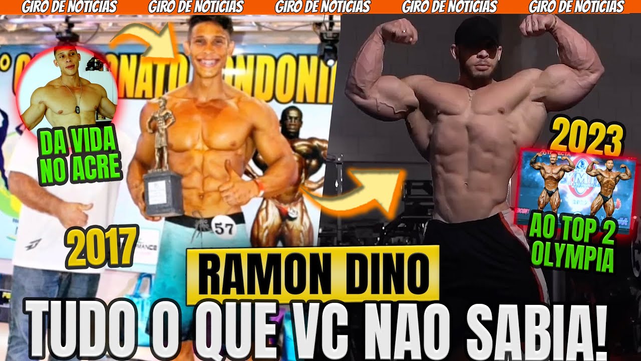 RAMON DINO - DE MENS PHYSIQUE A TOP 2 CLASSIC OLYMPIA! TODA HISTORIA DO ...