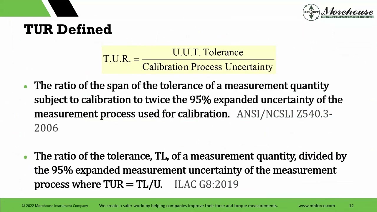 Calculating TUR and Analyzing Measurement Risk - YouTube