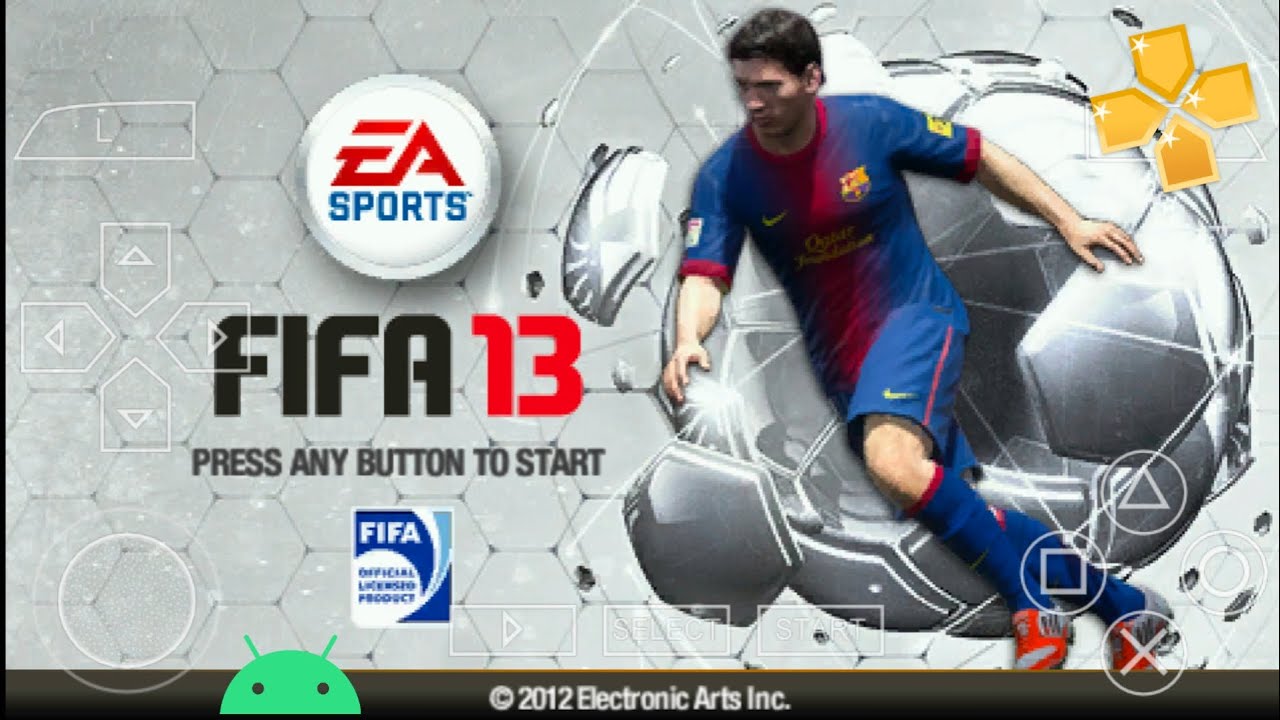 FIFA 13 Soccer PSP Game For PPSSPP Emulator On Android Mobile Device ...