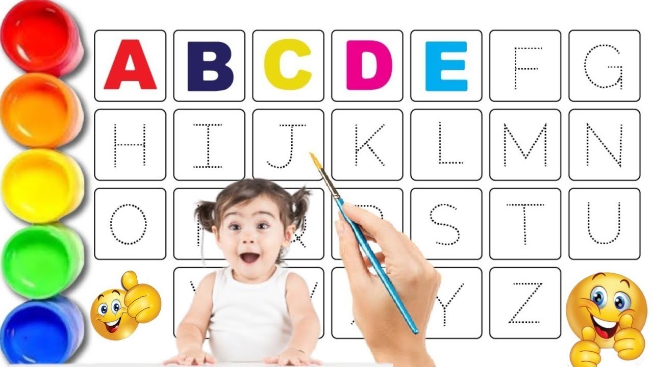 Abcd, Abcd alphabets, Abcd song, Abcd tracing for kids |colors |learn ...