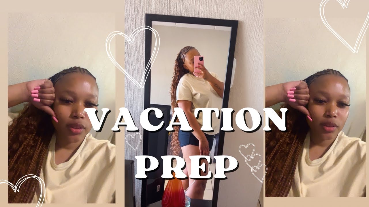 Mini Maintenance Day/lets do hair/lashes and nails/Vacation Preparations/South African YouTuber ...