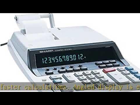 Sharp Qs2760h Qs-2760H Two-Color Ribbon Printing Calculator Black/Red ...