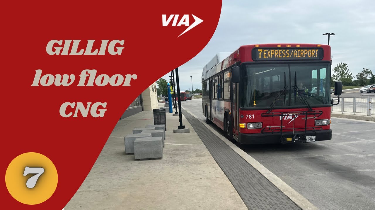 VIA Metropolitan Transit- 2022 GILLIG low floor CNG on route 7 to ...