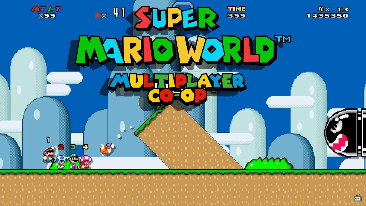 Super Mario World Multiplayer Co-op com @Pyro_Nox @GDreisGDreis ...