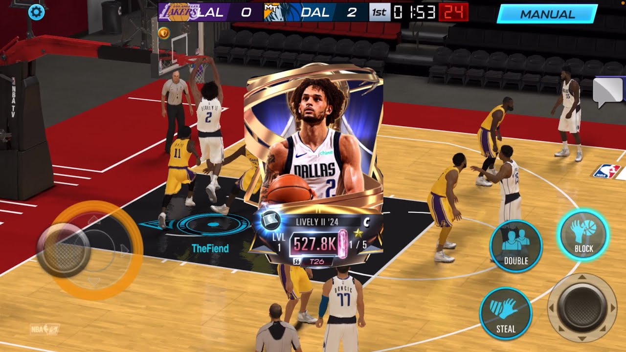 Finals Dereck Lively II Gameplay NBA 2K MOBILE - YouTube