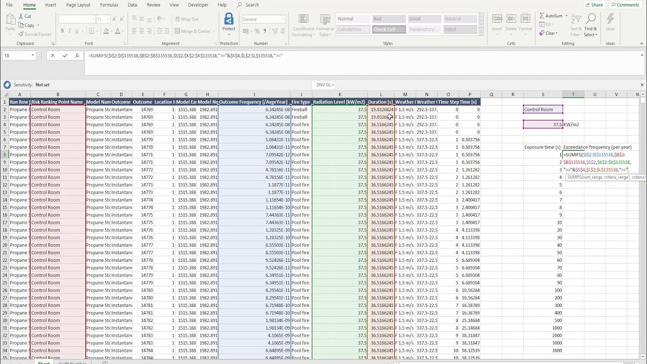 How to construct an exposure time exceedance curve - YouTube