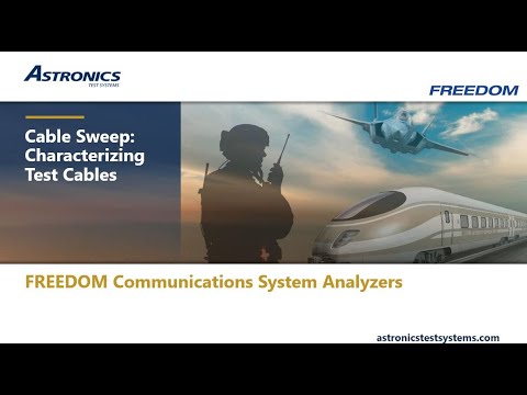 Cable Sweep : Characterizing Test Cables - YouTube