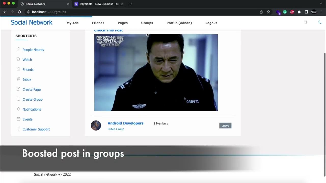 5 new features in social networking site in Node JS and Mongo DB - YouTube