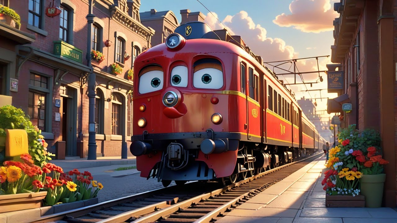 My Red Train Song | Choo-Choo Nursery Rhyme for Kids | Baby Songs and ...