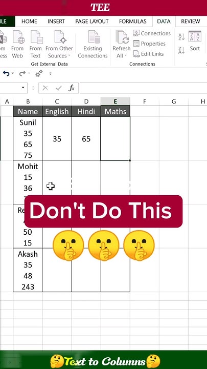 Split One Column Into Multiple Columns In Excel 😲🤫🔥excel Exceltricks Exceltips Shorts Youtube 3388