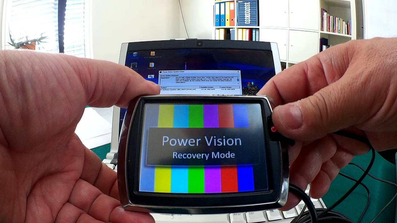 Power Vision froozen screen - YouTube