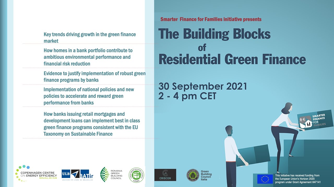 The Building Blocks of Residential Green Finance - YouTube