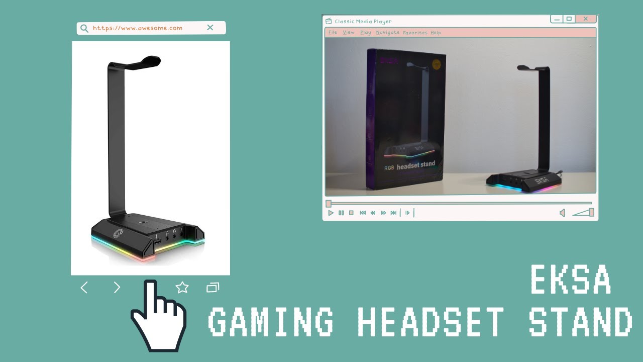 EKSA W1 Gaming Headset Stand Holder | Unboxing | 📦 - YouTube