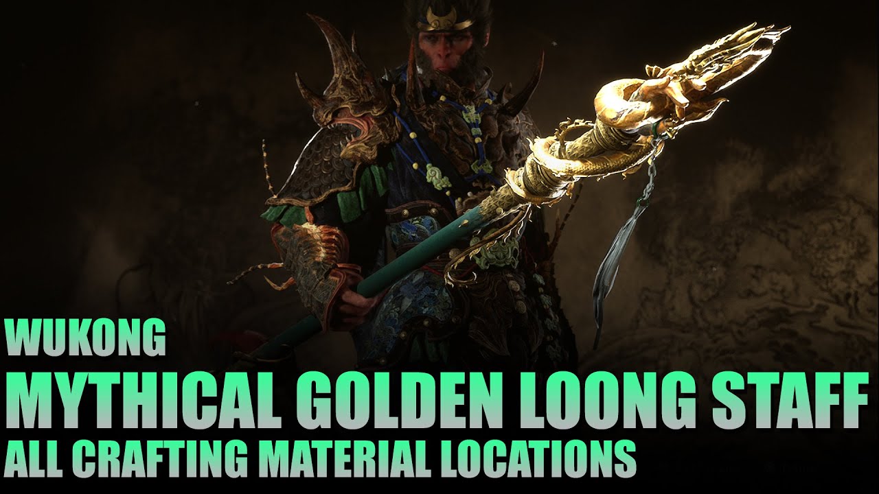 How to Craft the Golden Loong Staff | Black Myth Wukong - YouTube