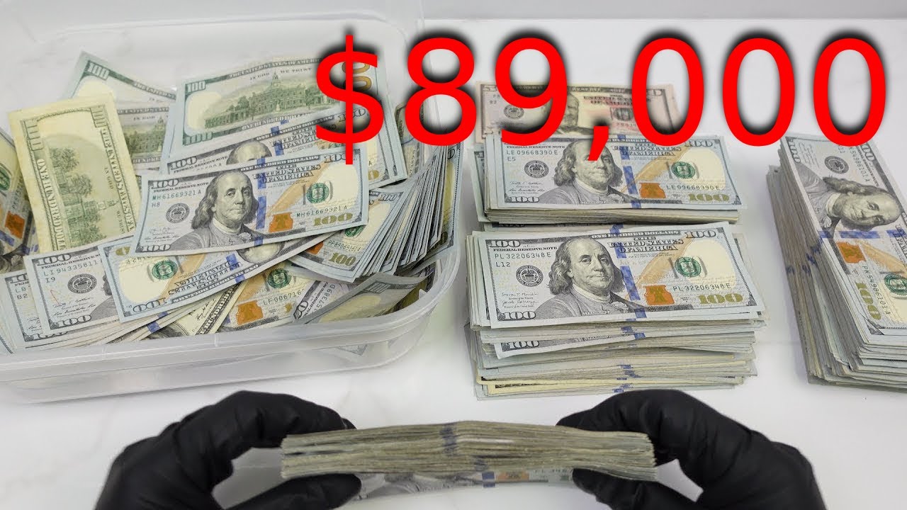 Money Count - $89,000 Cash - YouTube
