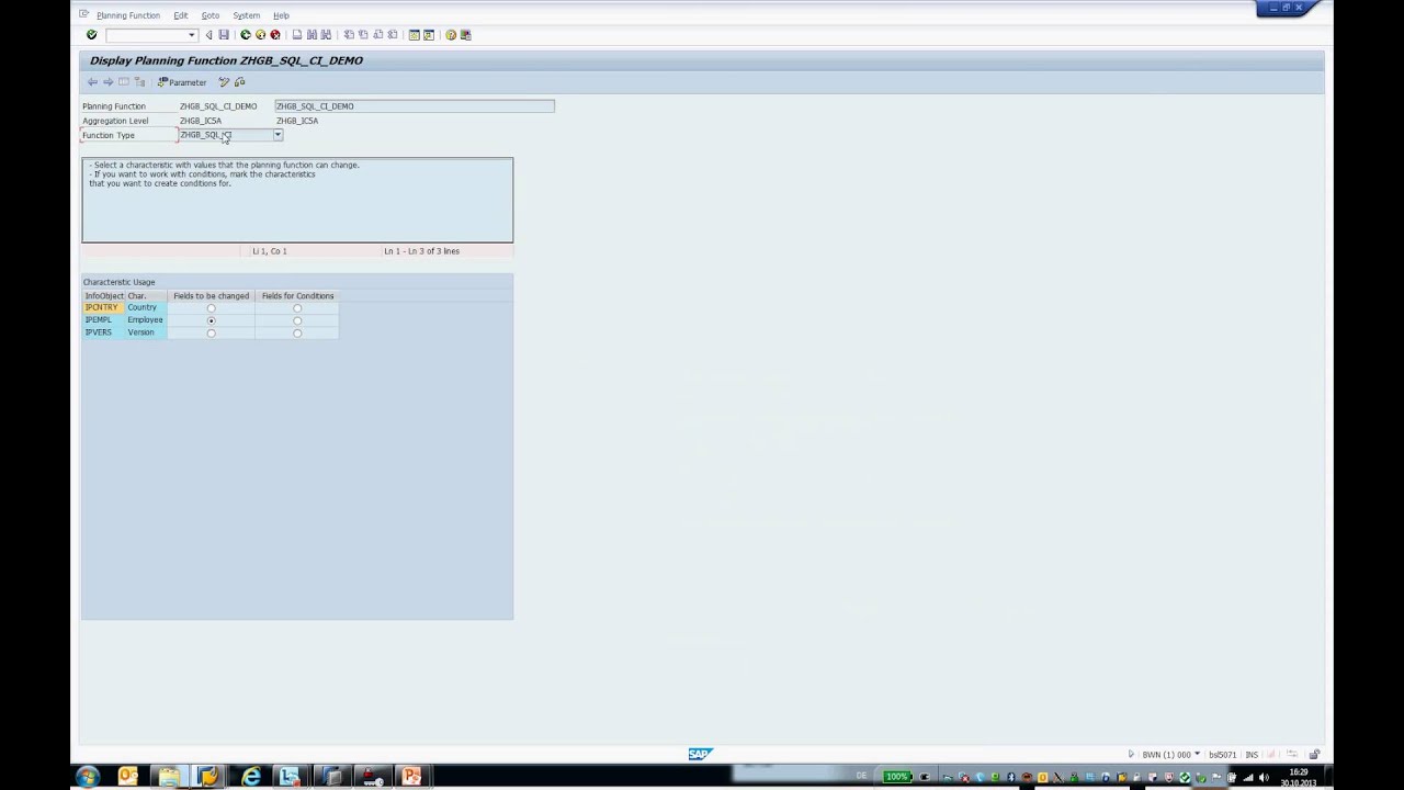 HANA optimized Planning Function Types based on SQL Script in PAK - YouTube