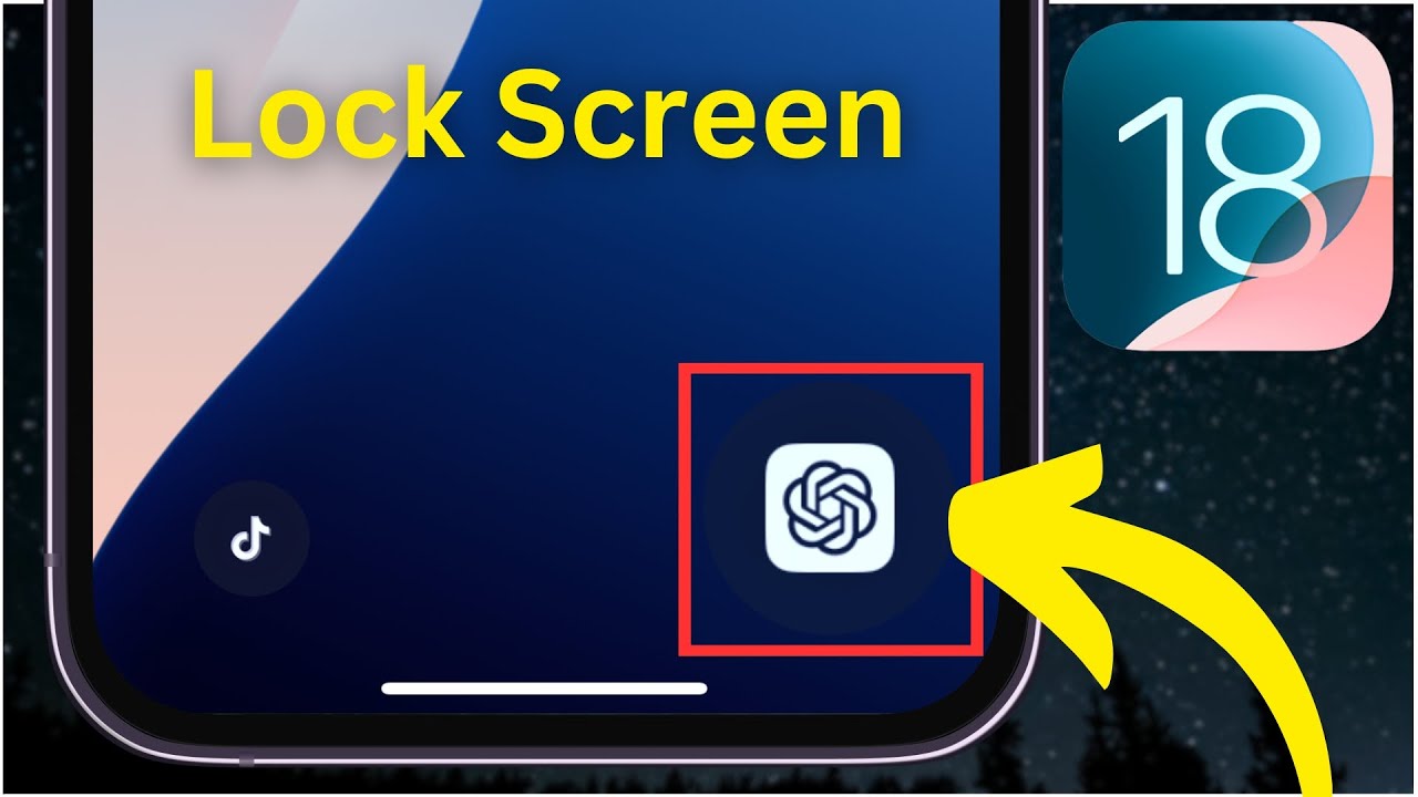 How To Launch Any App From Lock Screen iOS 18 - YouTube