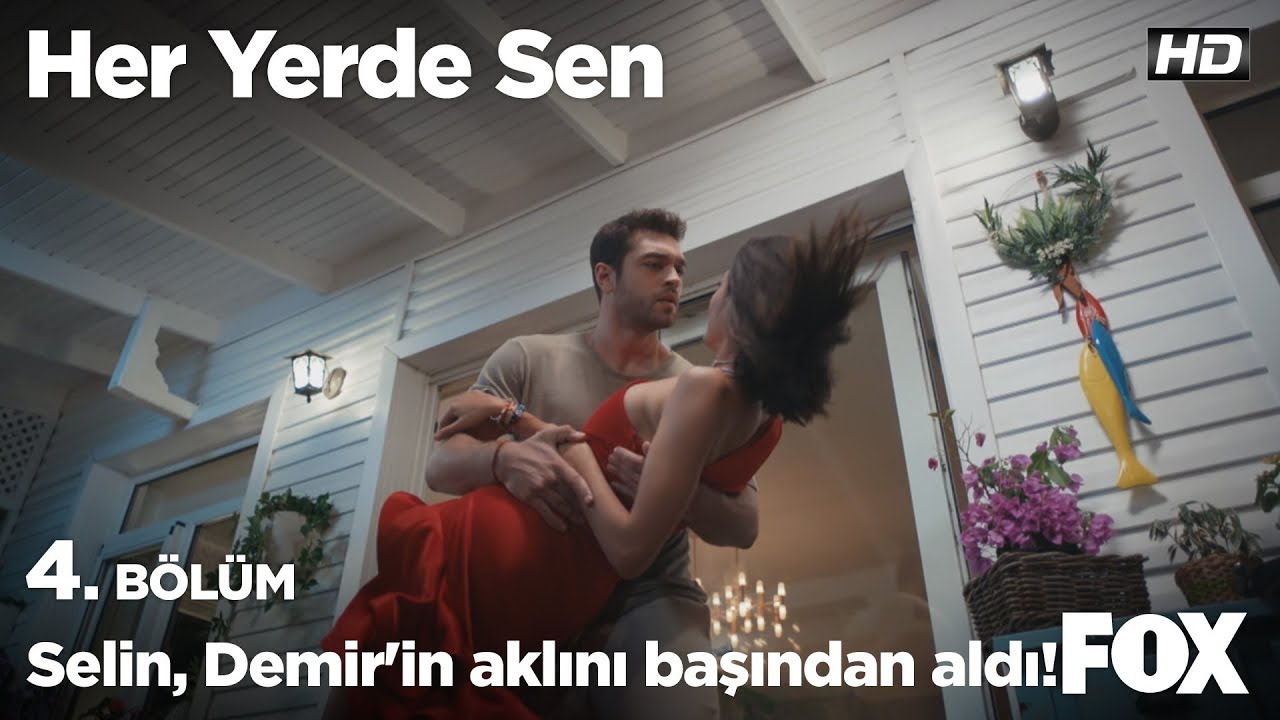 Selin, Demir'in aklını başından aldı! Her Yerde Sen 4. Bölüm - YouTube