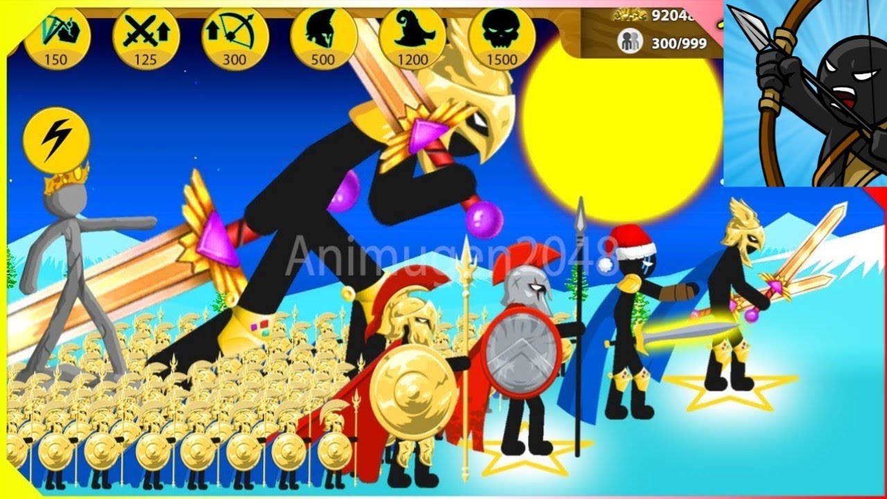 SUMMON DUAL SWORDS MEGA GOLDEN GRIFFON, ATREYOS, XIPHOS _ Stick War ...