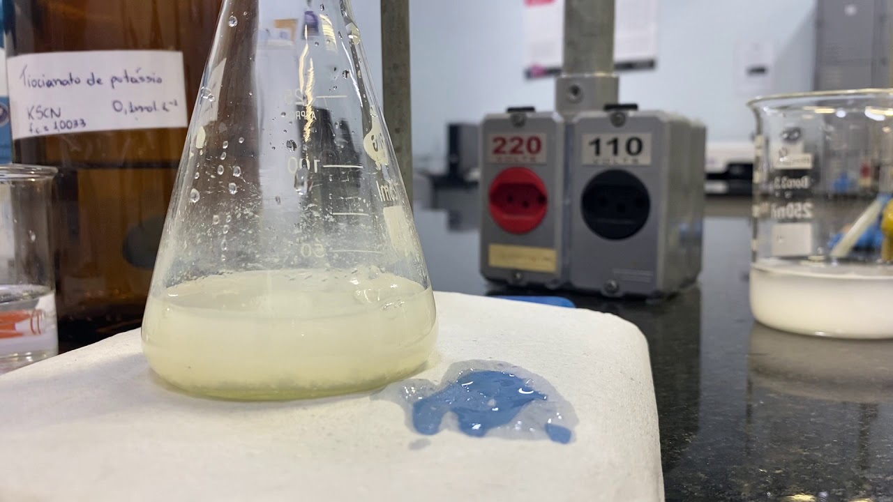 Titulação de amostra de xarope pelo Método de Volhard - Parte 1 | 2 ...