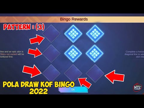 POLA DRAW PATTERN EVENT KOF BINGO 2022 POLA DRAW SKIN KOF GRATIS ? BUG ...