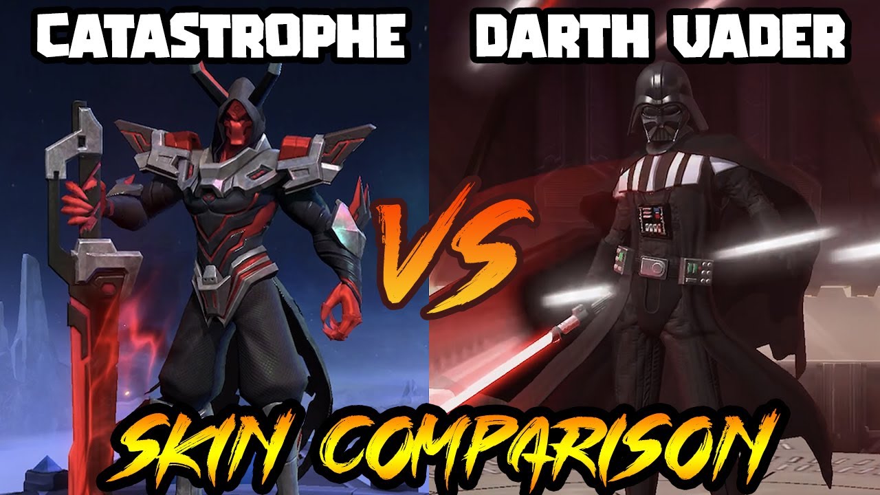 ARGUS DARTH VADER STAR WARS LIMITED SKIN EFFECTS VS. CATASTROPHE SKIN ...