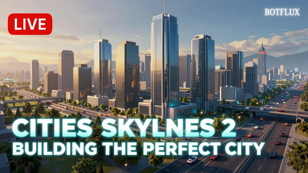 I’m Building the PERFECT City in Cities: Skylines 2 🔴 LIVE - YouTube
