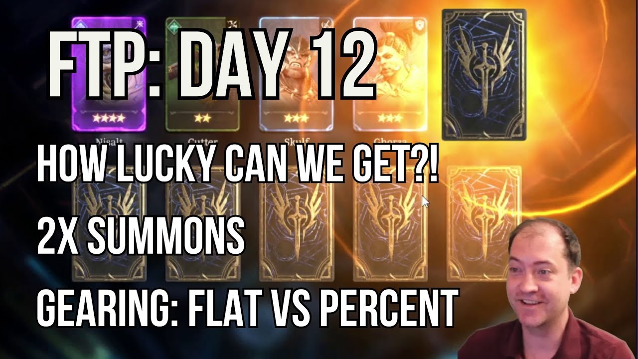 Watcher of Realms: FTP Day 12! Flat vs percent stats on gear and 2x ...