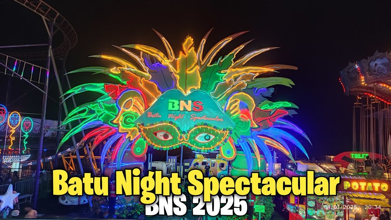 BATU NIGHT SPECTACULAR MALANG TERBARU 2025 | BNS BATU MALANG - YouTube