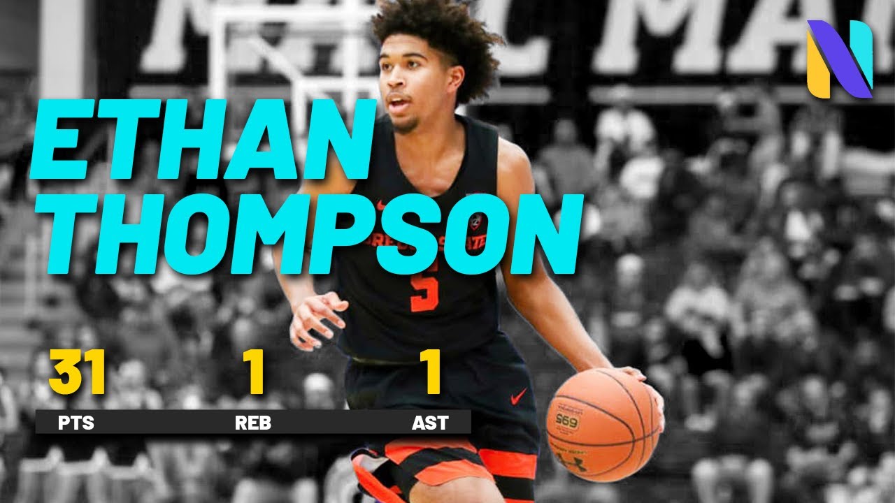 Ethan Thompson Oregon State 31 PTS vs Portland | Full Game Highlights ...
